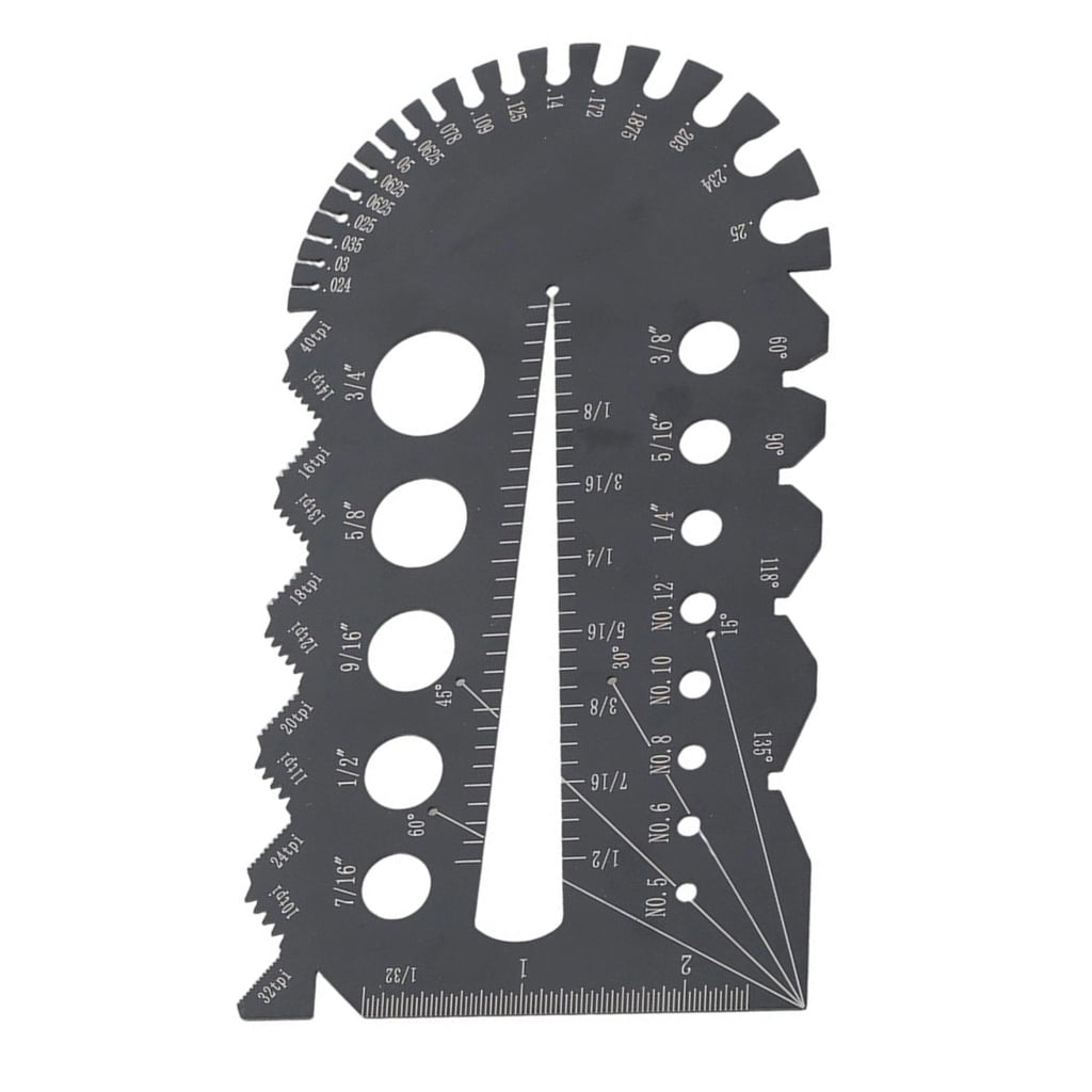 1Pack Metric and British Thread Screw Gauge Clear Scale Thread Gauge ...