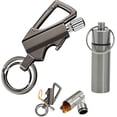 1Pack Permanent Match Infinity Lighter with Tinder Storage Canister ...
