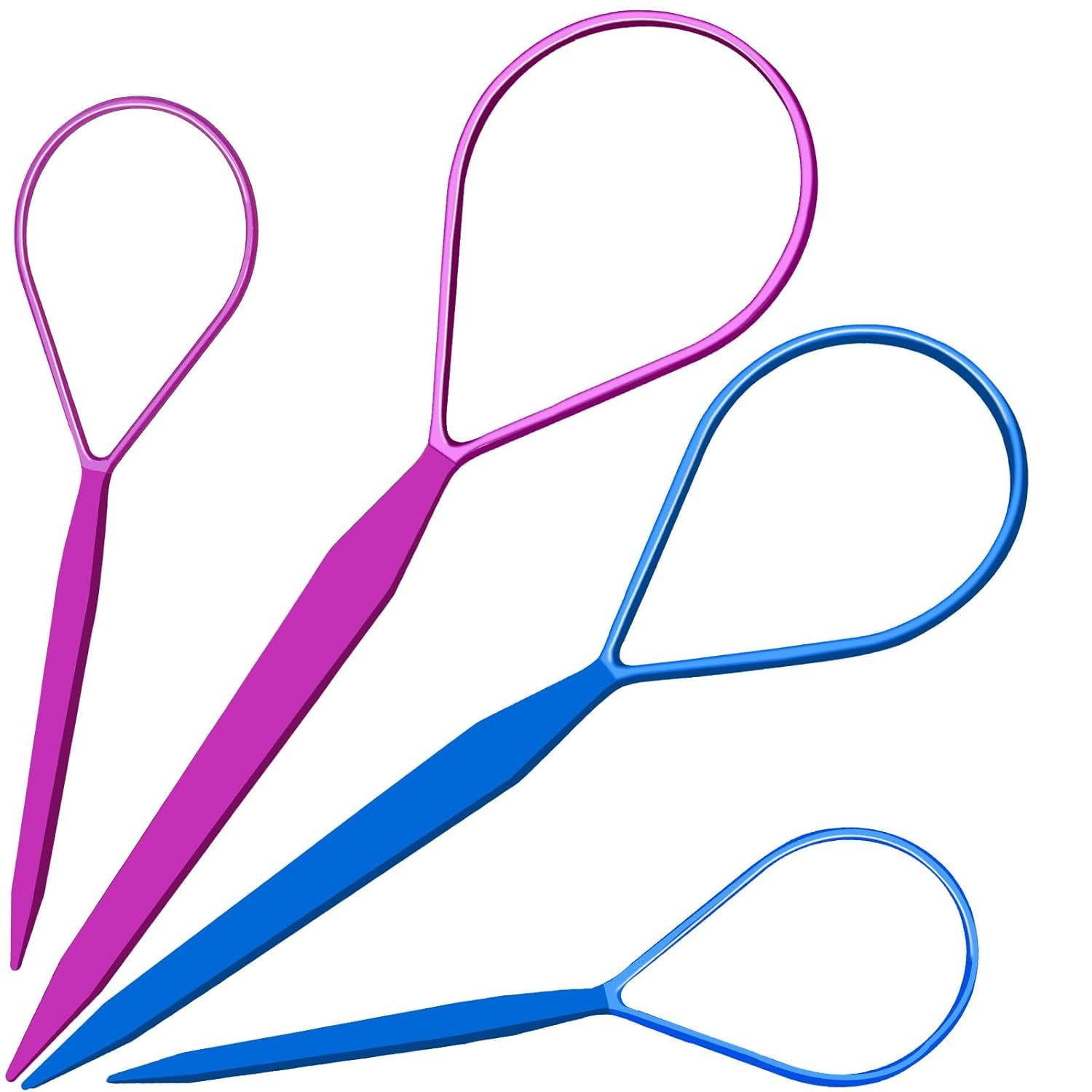 1Pack Pony Hair Tail Accessories， French Braiding Tool, Turvy Styling ...