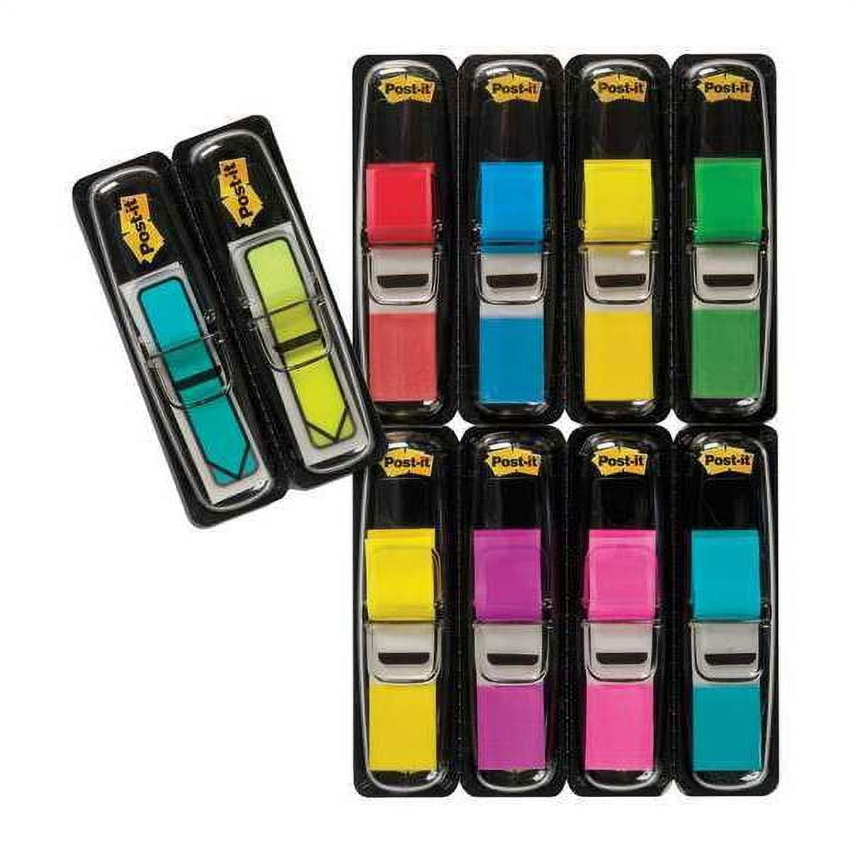 1 pc, Post-It Sticky Flags, 1/2x1-3/4 In, Assorted, PK10 - Walmart.com