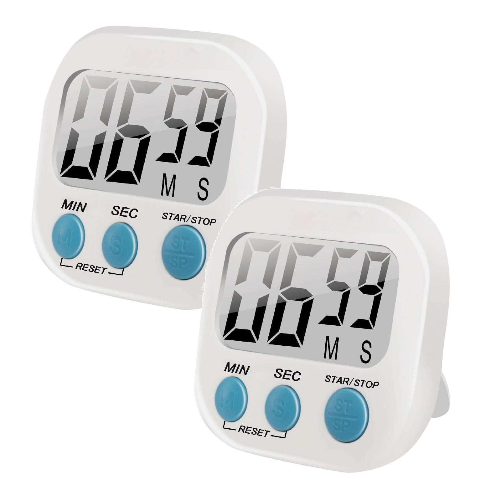 1Pack Small Digital Kitchen Timer Back And ON/Off Minute Second Count Up Countdown - Walmart.com