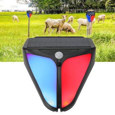 LINKPAL Solar Powered Outdoor Security Alarm with LED Warning Strobe ...