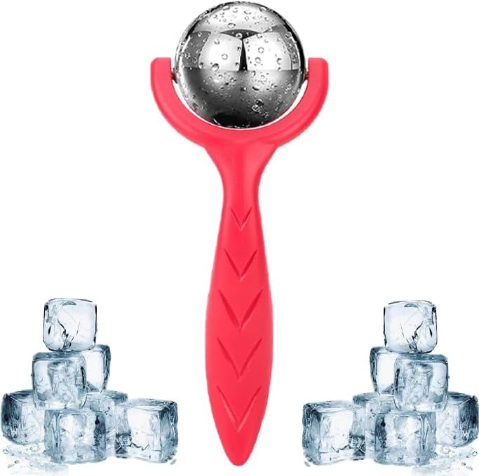 1Pack Stainless Steel Rollers Balls,Cold Massage Ice Roller Ball with ...