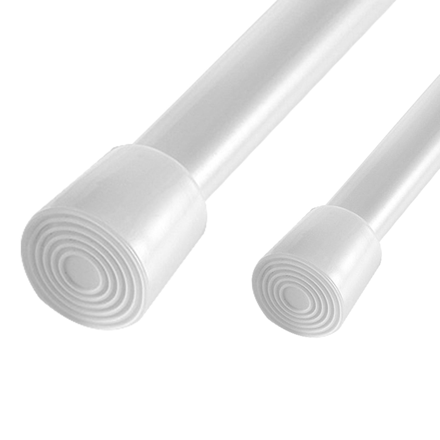 1Pack Tension Curtain Rod TeqHome 21.7" Extendable Spring Curtain Rod ...