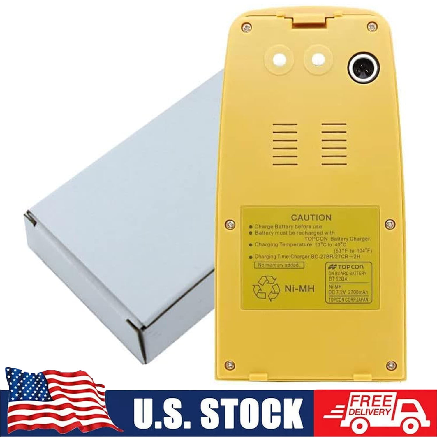 1Pack Topcon BT-52QA Total Station Battery for GTS/GPT Series ...