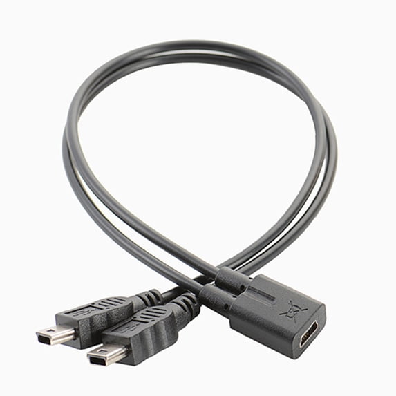 1PC USB 2.0 Cable Female to Mini USB 2.0 5 pin Male Data Splitter Cord ...