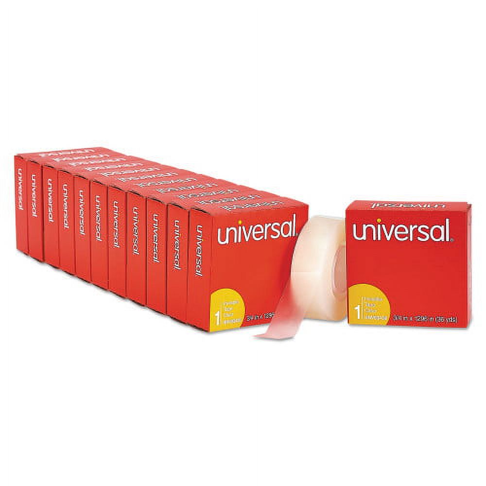 1Pack Universal Invisible Tape, 1" Core, 0.75" x 36 yds, Clear, 12/Pack ...