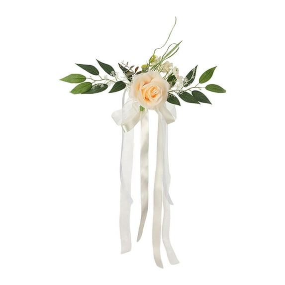 1Pack Wedding Chair Back Flower,Wedding Chair Decorations Aisle Benches ...