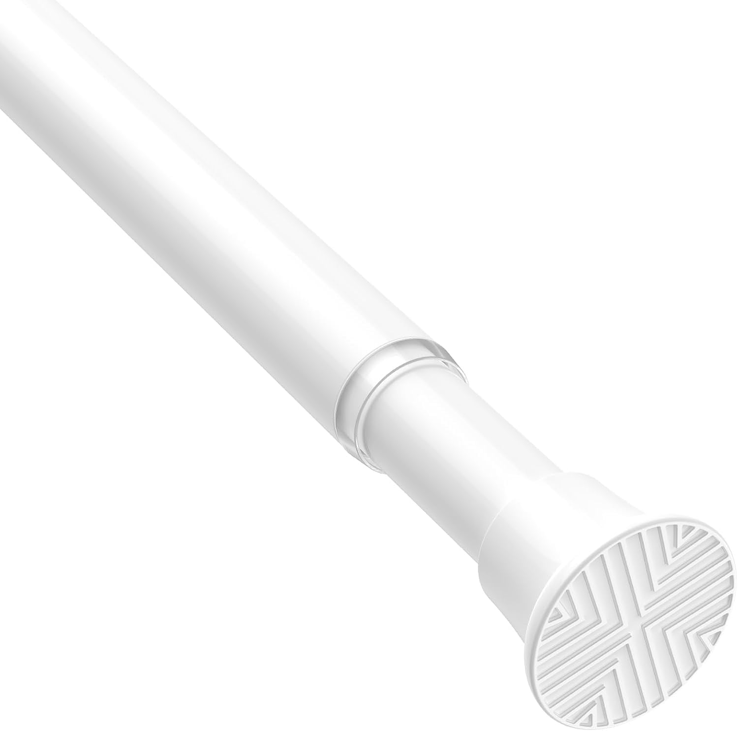 1Pack White Tension Curtain Rods 31 to 62 Inch Small Curtain Rods No ...