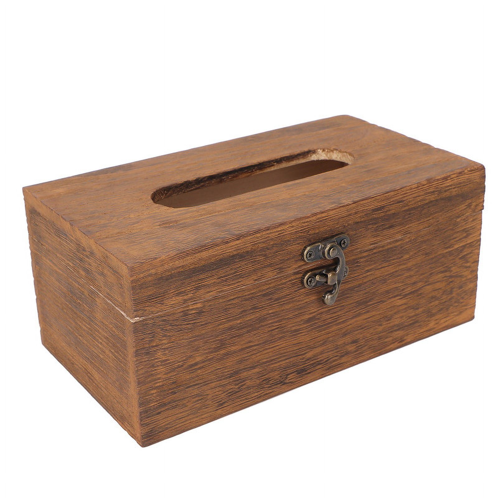1Pack Wooden Tissue Box ,Cover Kleenex Box ,Holder Rectangular Tissue ...