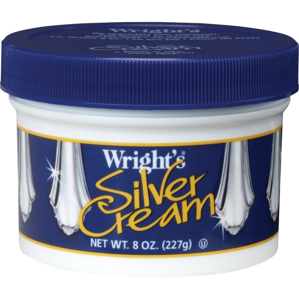 Wright's 8 Oz. Silver Cream Polish - 1Pack, Tarnish Remover for Various ...