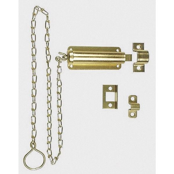 1Pack ZoroSelect 1WAD8 Spring Loaded Chain Bolts, Brass - Walmart.com