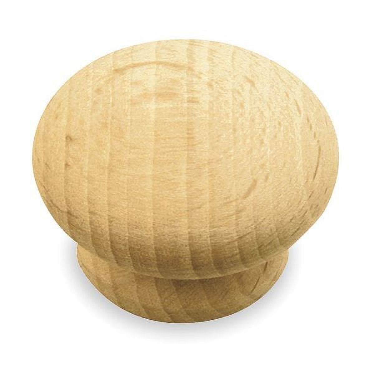 1 PK ZoroSelect Cabinet Knob, Beech Wood, Wood, Proj. 15/16\ - Walmart.com
