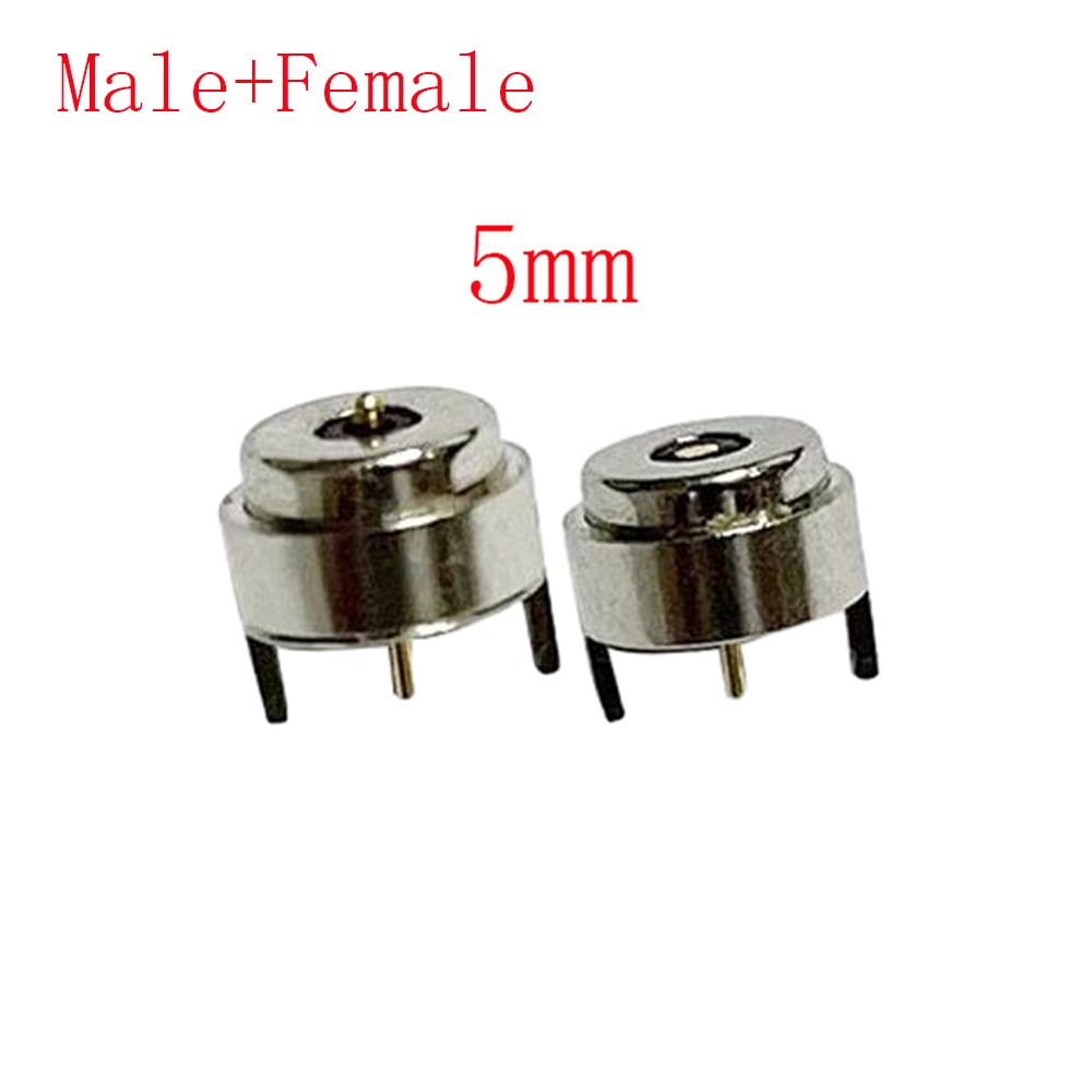 1Pair 1Pin 5mm/8mm/10mm/12mm Spring-Loaded Magnetic Pogo Pin Connector ...