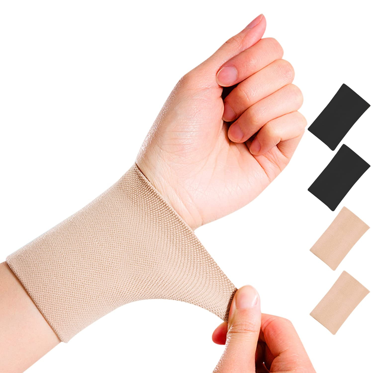 1Pair/2Pairs/3Pairs Men & Women Compression Wrist Sleeve Wrist Brace ...