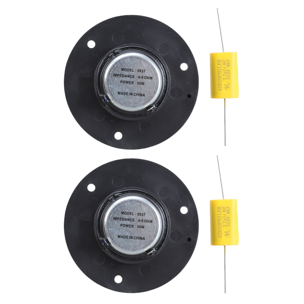 1Pair 3inch 74mm High Fidelitys Silk Film Magnets Domes Tweeter Speaker ...
