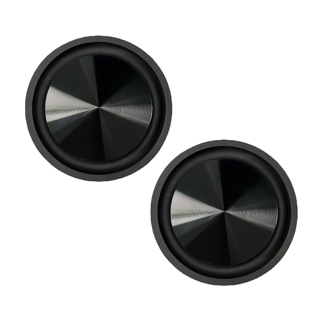 1Pair 90mm Bass Speaker Passive Radiator Auxiliary Rubber Vibration ...