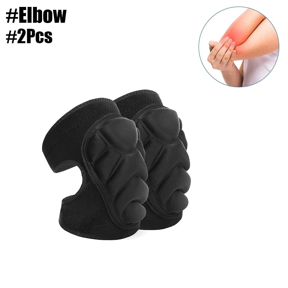 1Pair Anti-Collision Elbow Knee Pads Support with Thick EVA Foam for ...