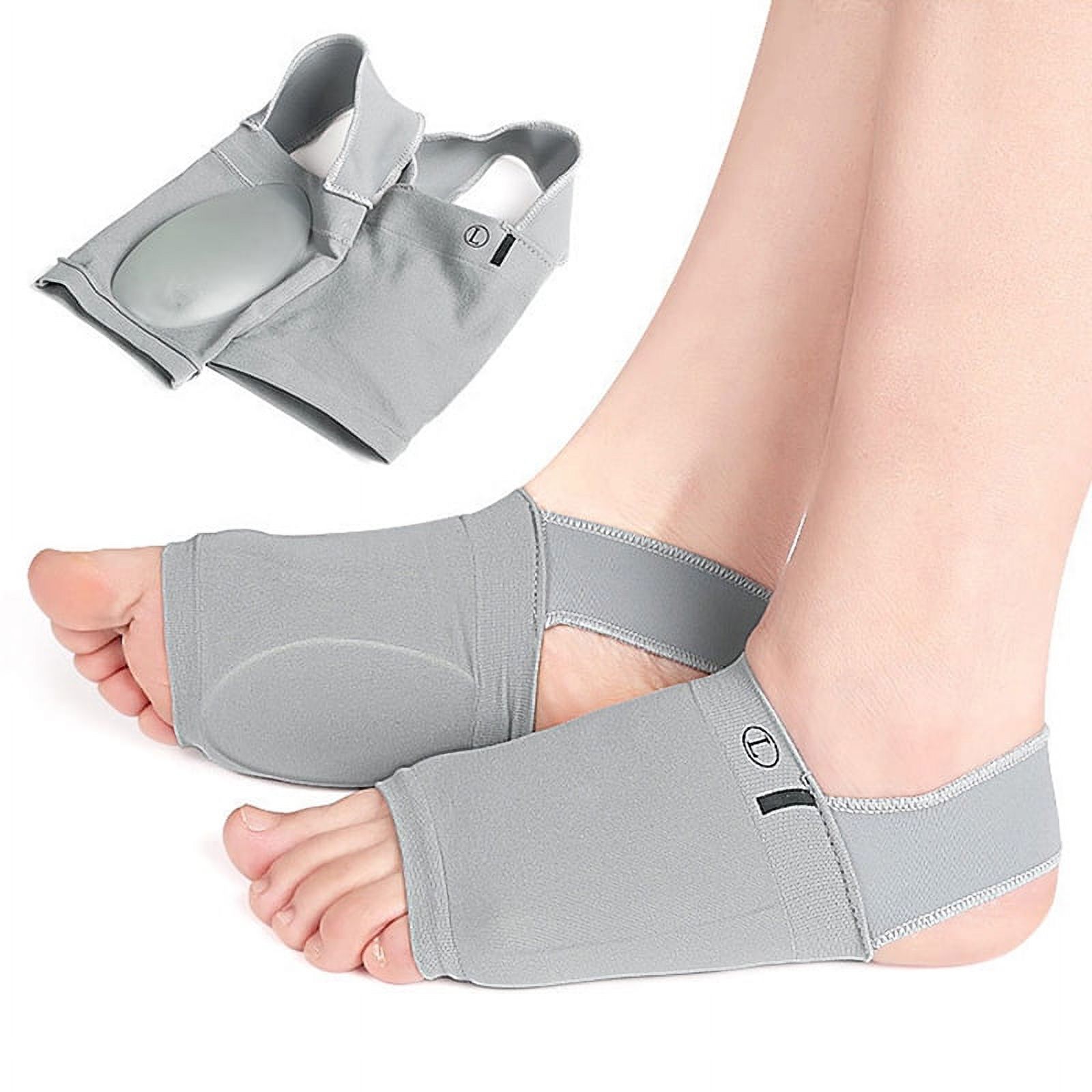 1Pair Arch Support Sleeves Plantar Fasciitis Heel Spurs Strap Foot Care ...