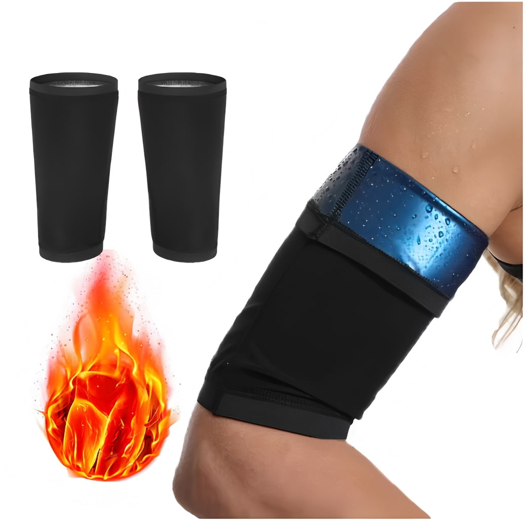 1Pair Arm Trimmers Sauna Sweat Bands Women Arm Slimmer Trainer Anti ...