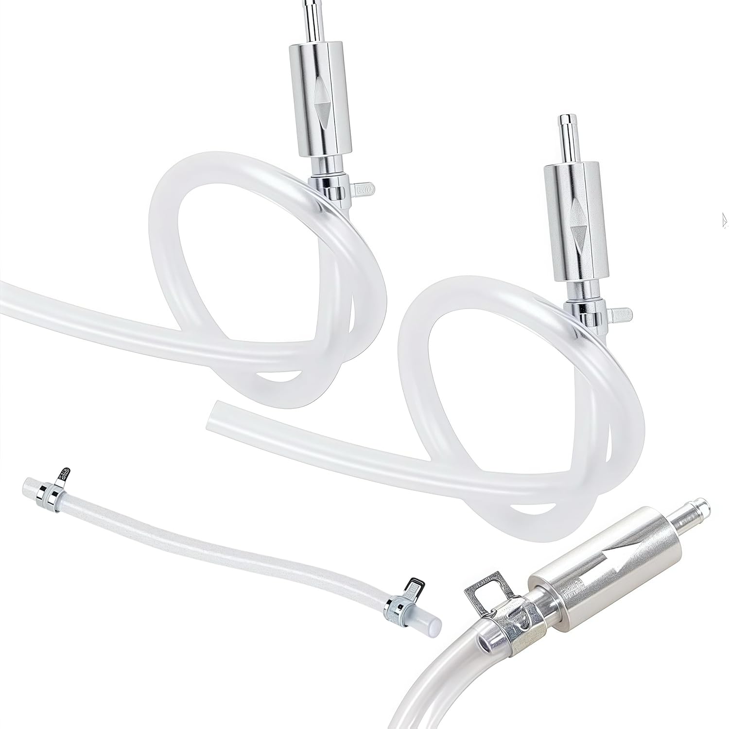 1Pair Brake Bleeder Hose, One Way Check Valve Tube Brake Bleeder Hose ...