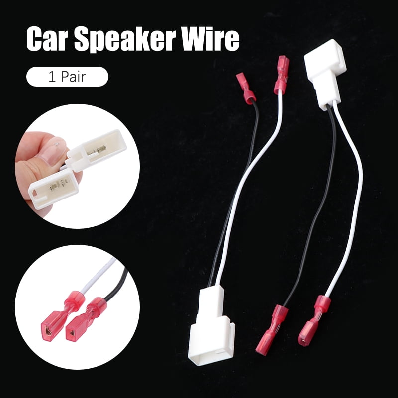 1Pair Car Tweeter Dash Front Speaker Wire Harness Adapter Cable ...