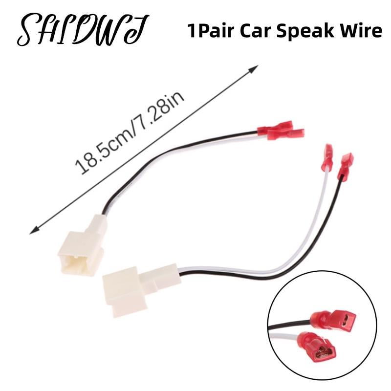 1Pair Car Tweeter Dash Front Speaker Wire Harness Adapter Cable ...