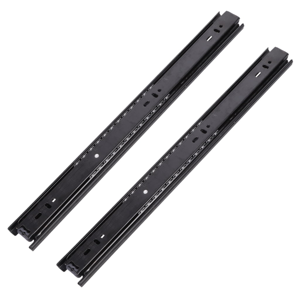 1Pair Cold Rolled Steel Drawer Slides Hydraulic Damping Buffer Soft ...