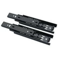 1Pair Cold Rolled Steels Drawer Slides Soft Close Track Rails Cabinet ...