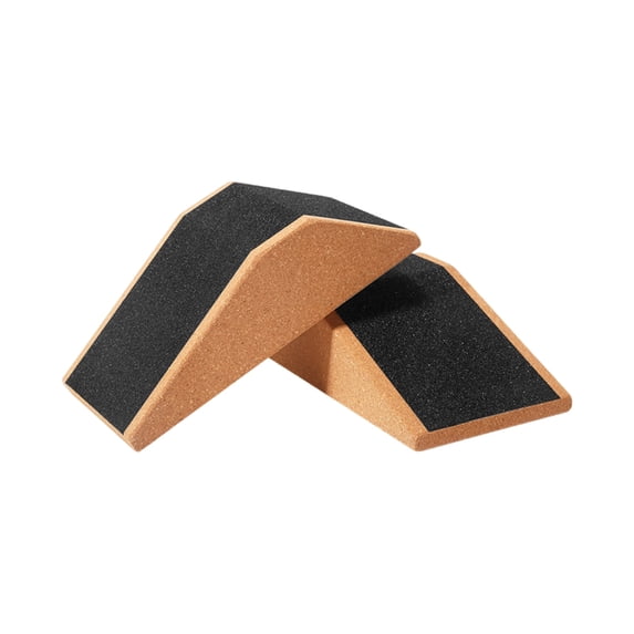 1Pair Cork Squat Wedges Block Calf Stretcher NonSlip Slant Board Calf ...
