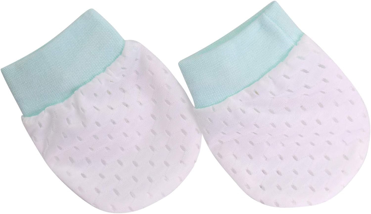 1Pair Cotton Gloves Scratch Baby For 0-6 Boys Girls Mittens Scarf ...