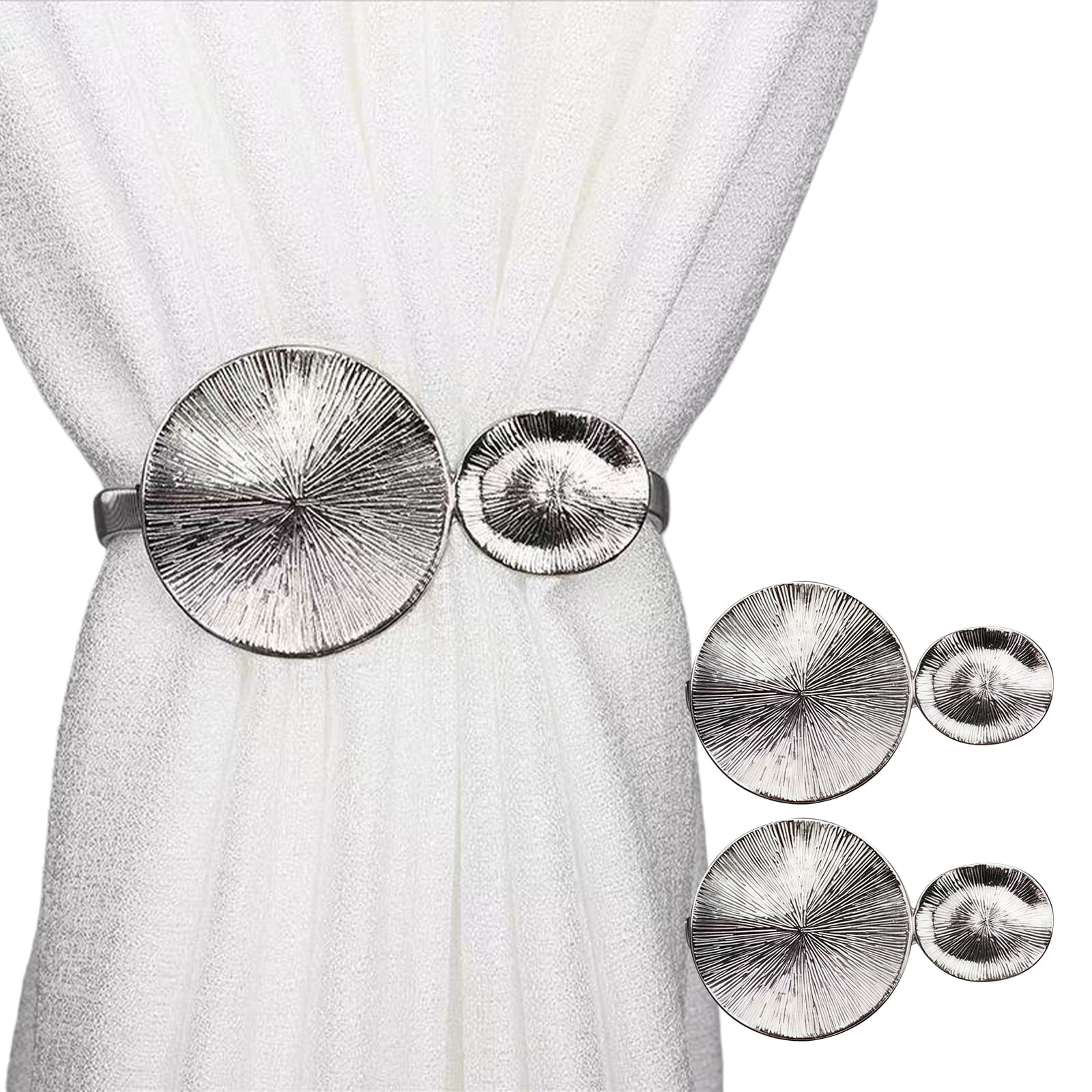 1Pair Curtain Tiebacks Window Curtains Bind Holdback Buckles Clips Tie ...