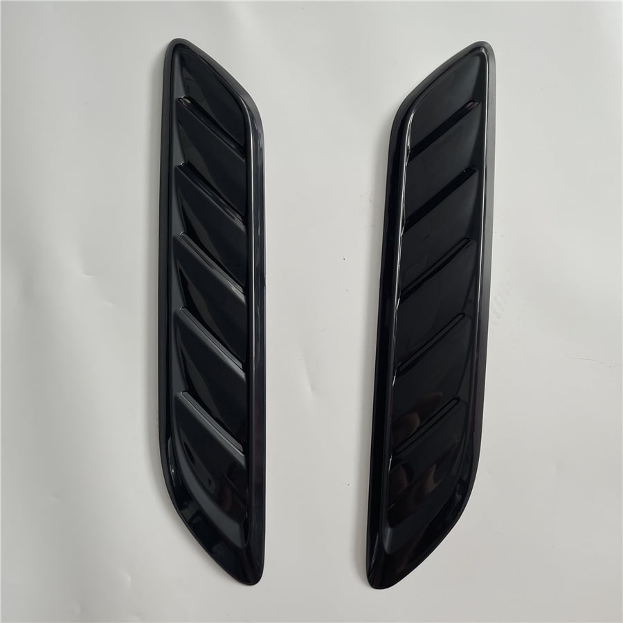 1Pair Decorative Car Hood Vent Louver Scoop Cover Air Flow Intake ...