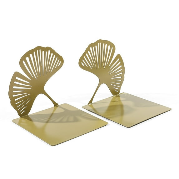 1Pair Decorative Metal Book End For Shelves Hollowed Bookend Book ...