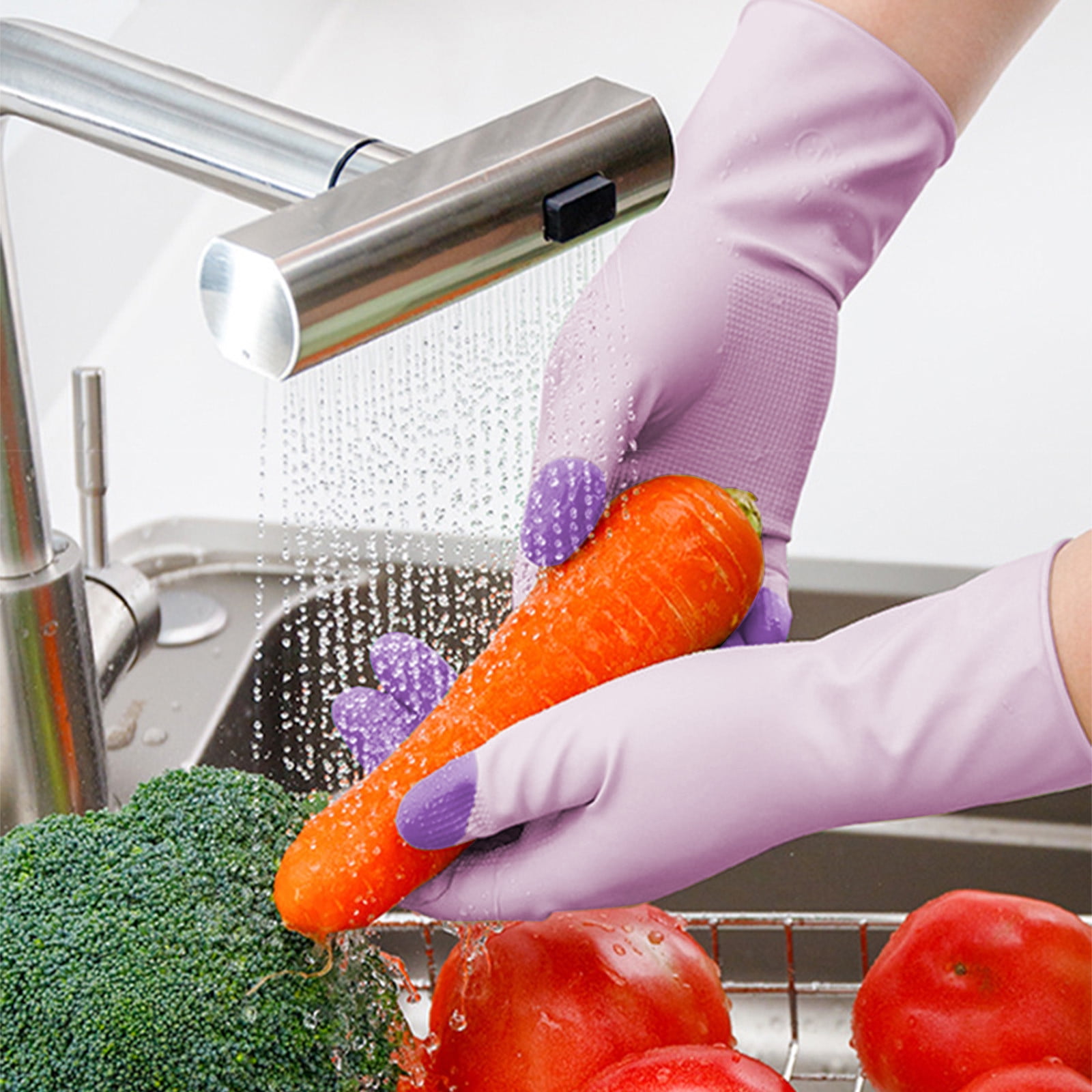 1Pair Dishwashing Sponge Gloves for Kitchen, Dishwashing Gloves ... 1Pair Dishwashing Sponge Gloves for Kitchen, Dishwashing Gloves ...