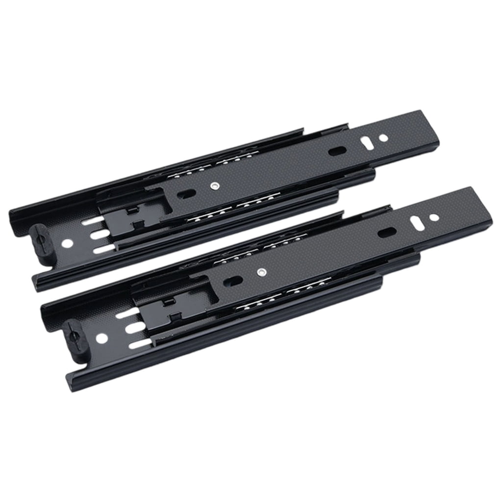 1Pair Drawer Slides Hydraulic Damping Buffer Soft Close Drawer Track ...