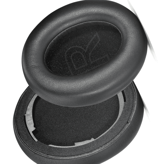 1Pair Earpads Protein Leather Ear Pad Ear Cushions Cover Memory Foam ...