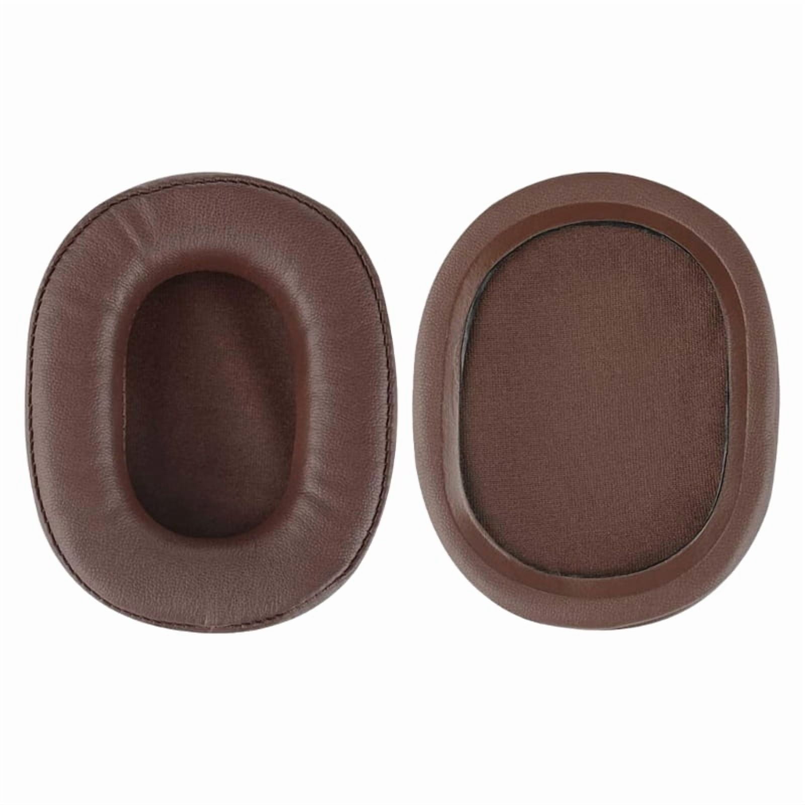 1Pair Earpads Protein Leather Ear Pad Ear Cushions Cover Memory Foam ...