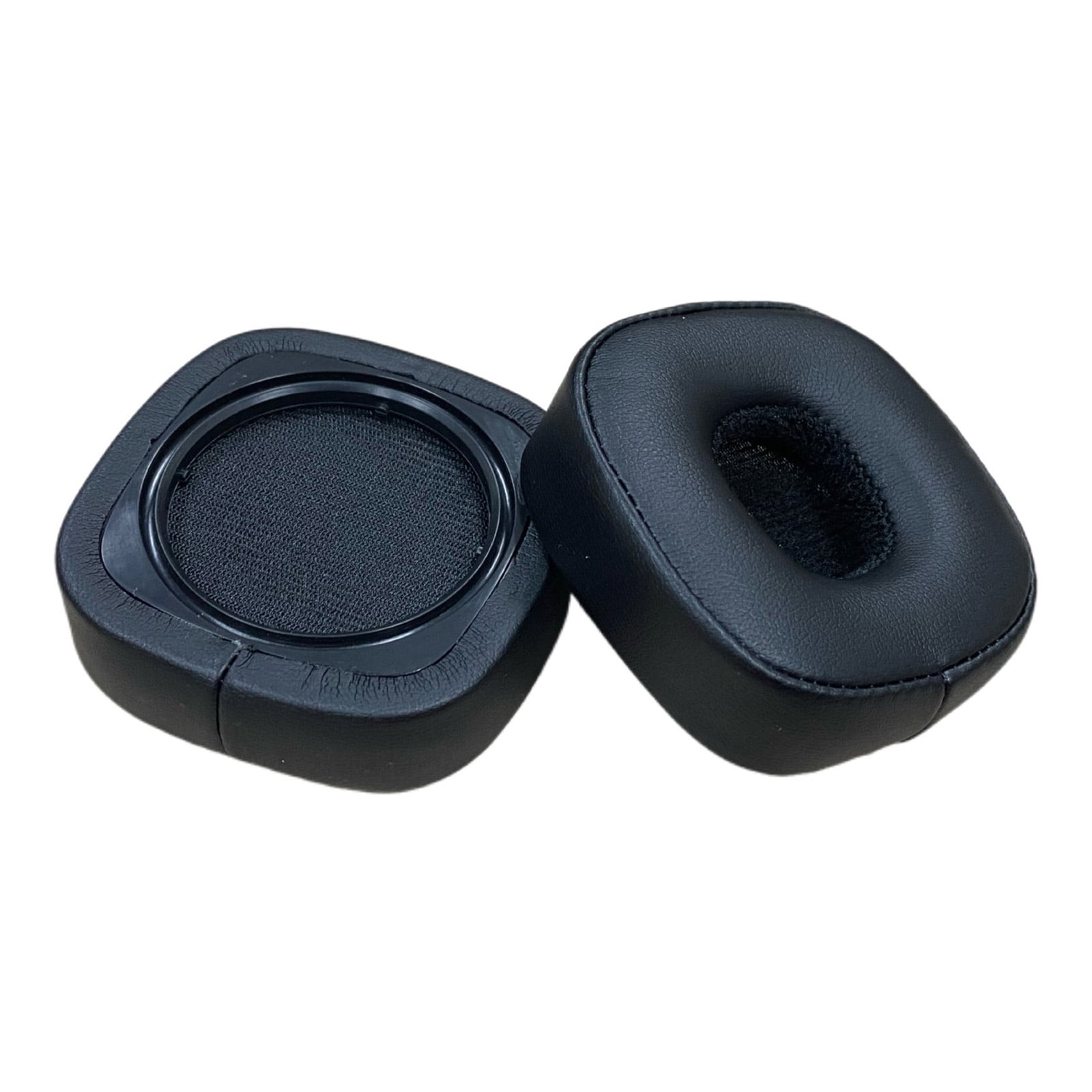 1Pair Earpads Protein Leather Ear Pad Ear Cushions Covers Memory Foam ...