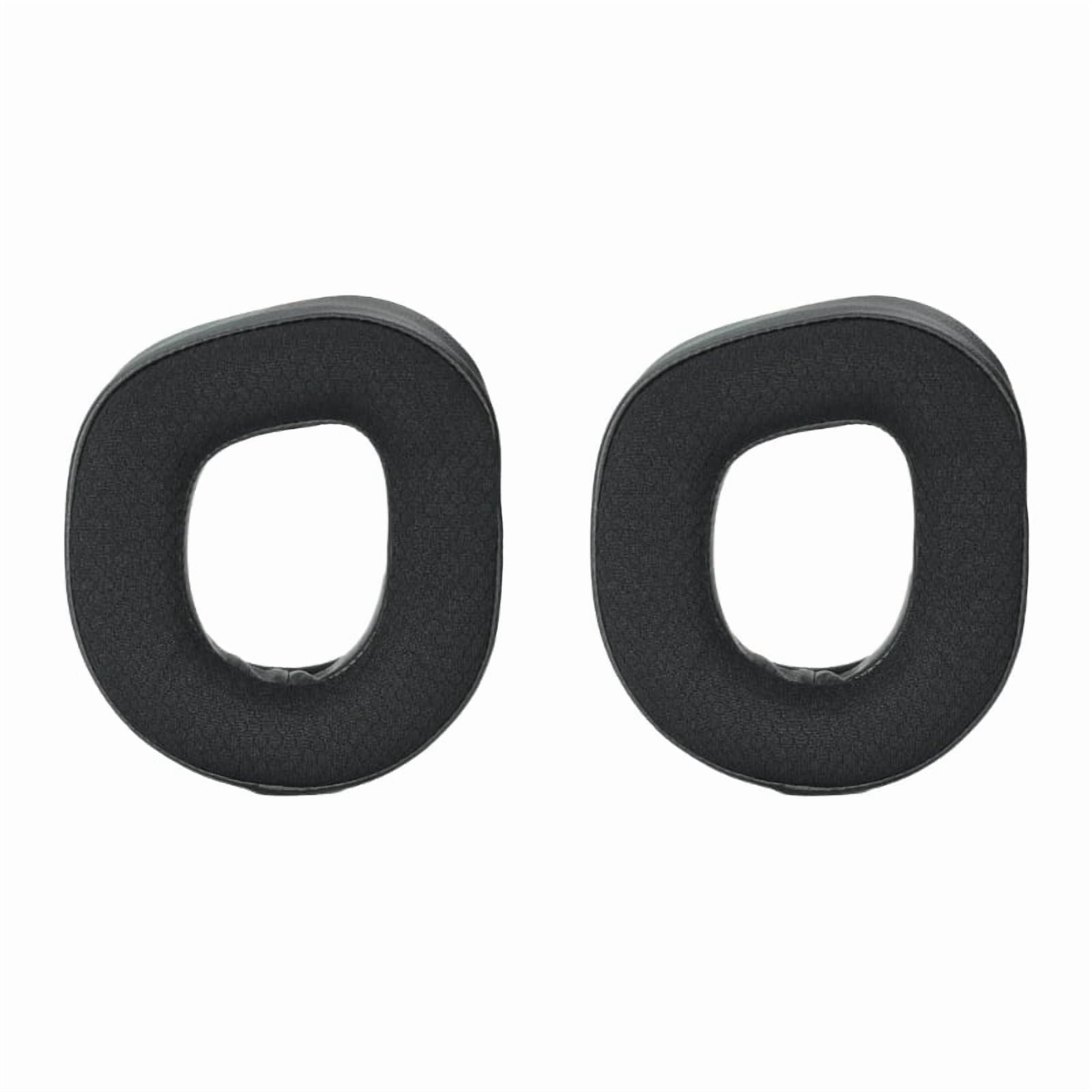 1Pair Earpads Protein Leather Ear Pads Ear Cushions Cover Memory Foam ...