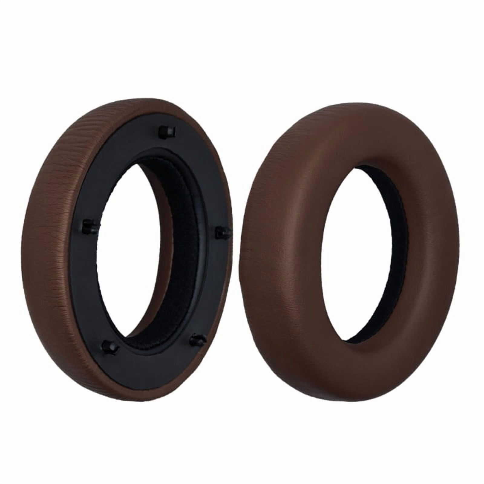 1Pair Earpads Protein Leather Ear Pads Ear Cushions Cover Memory Foam ...