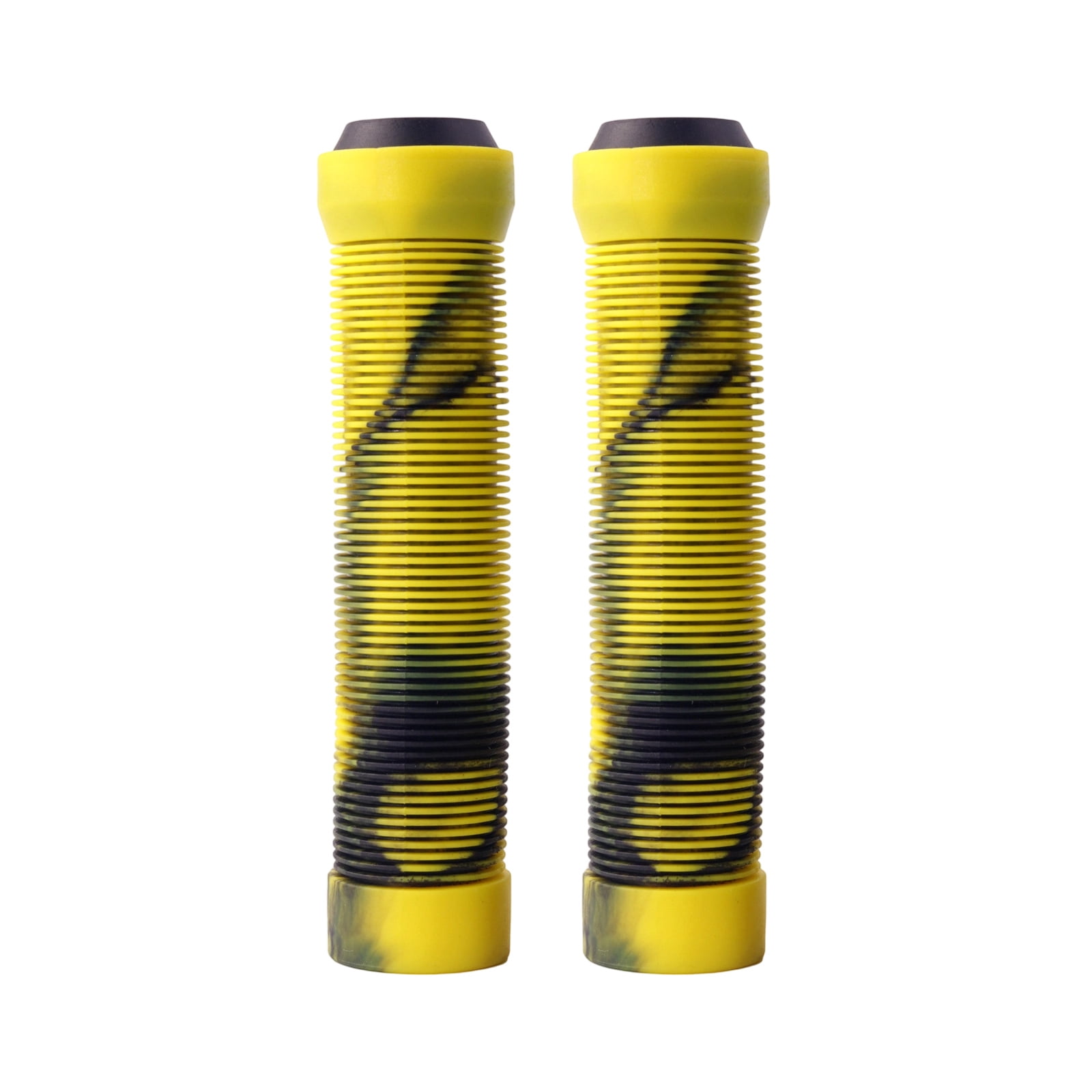 1Pair Ergonomic Bicycles Handle Grips with Shock-Absorbing Soft Rubber ...