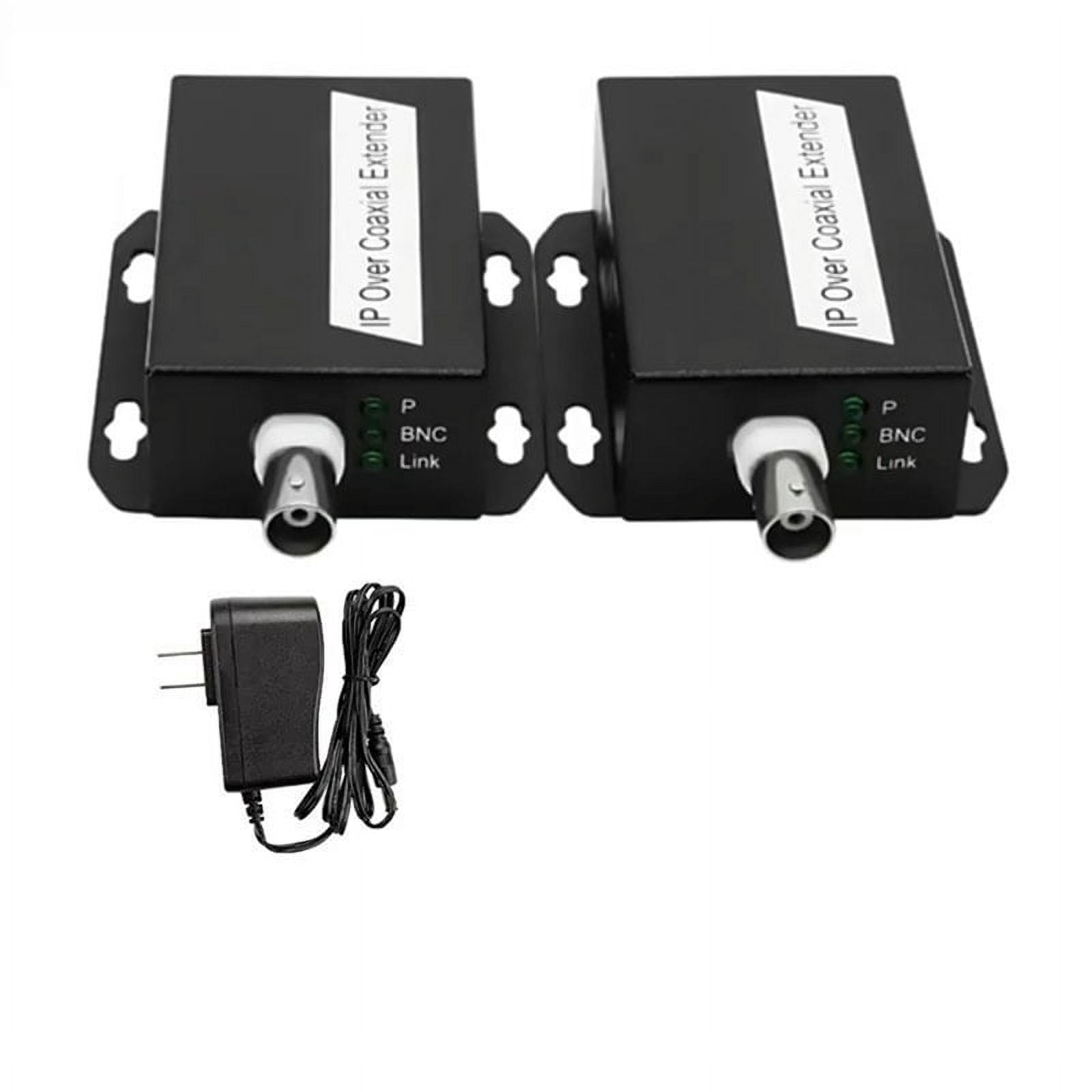 1Pair Ethernet IP Extender over Coax HD Network Kit EoC Coaxial Cable ...