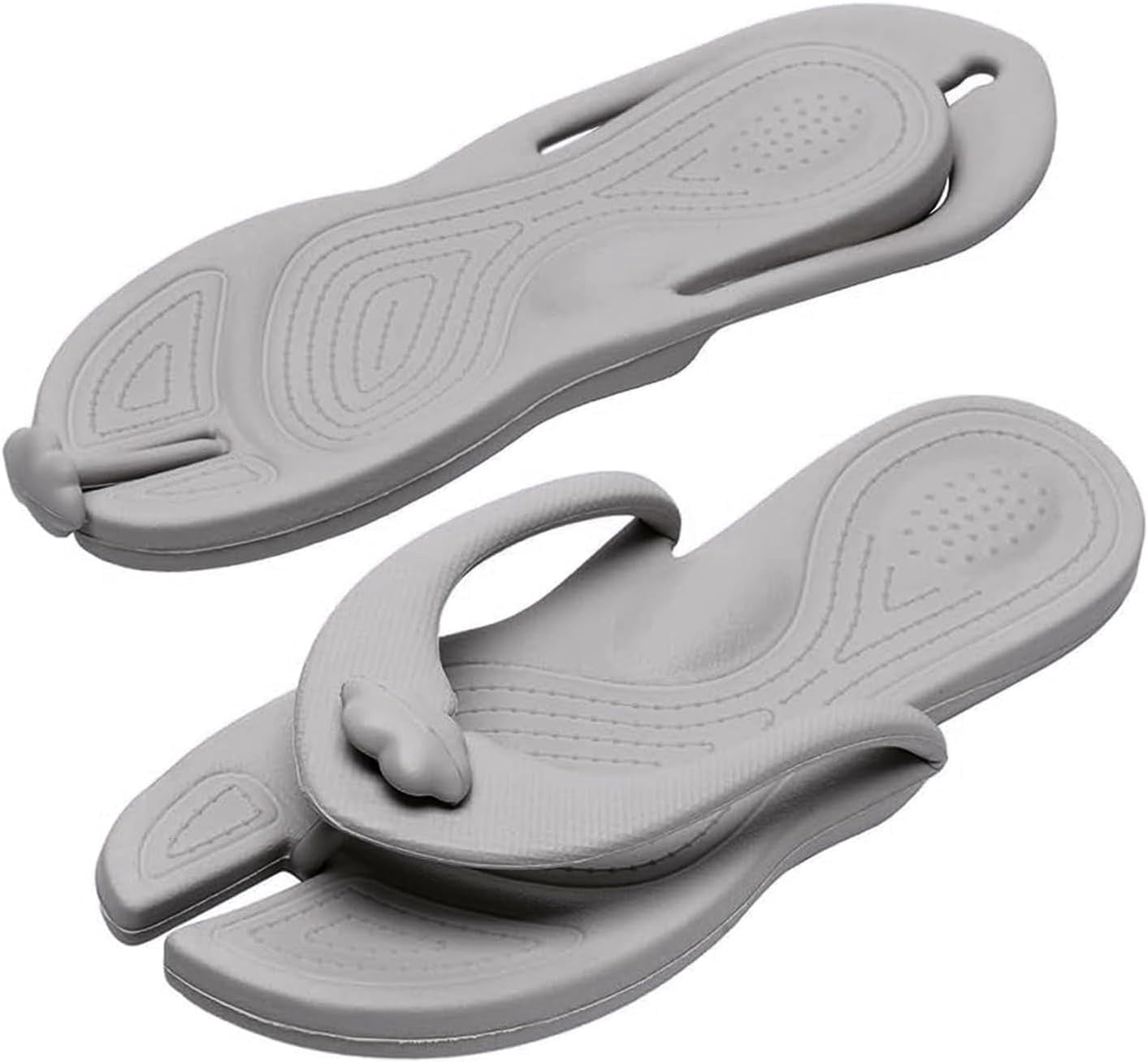 1Pair Flip Flops for Women Men Foldable Travel Slippers Lightweight ...