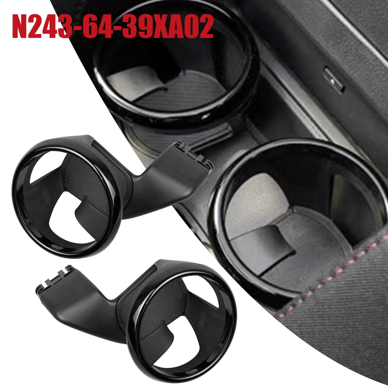 1Pair Insert Drink Cup Holder for MAZDA MX-5 Miata ND Roadster GS GT RF ...
