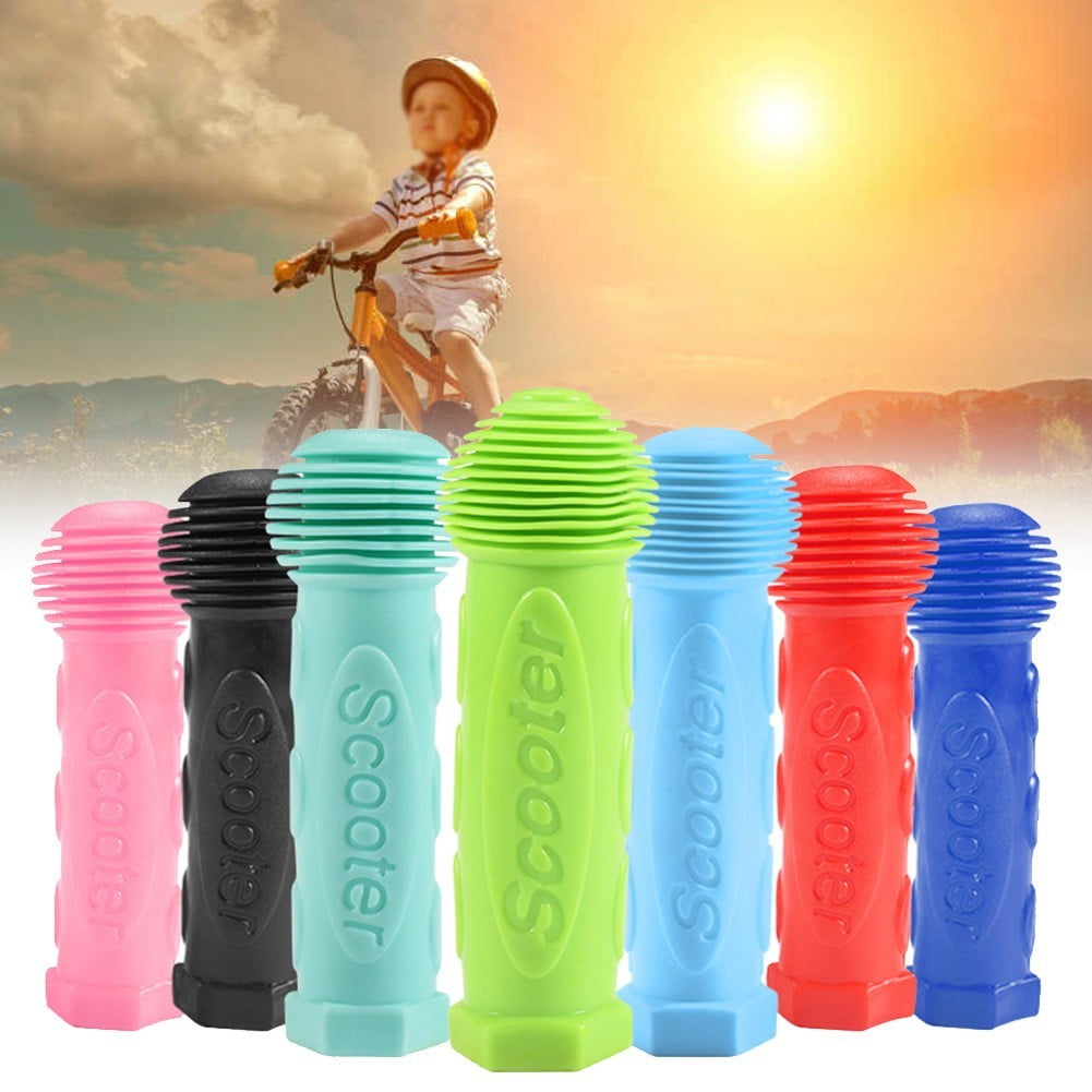 1Pair Kid'S Bike Handlebar Grips Rubber Waterproof Tricycle Scooter ...