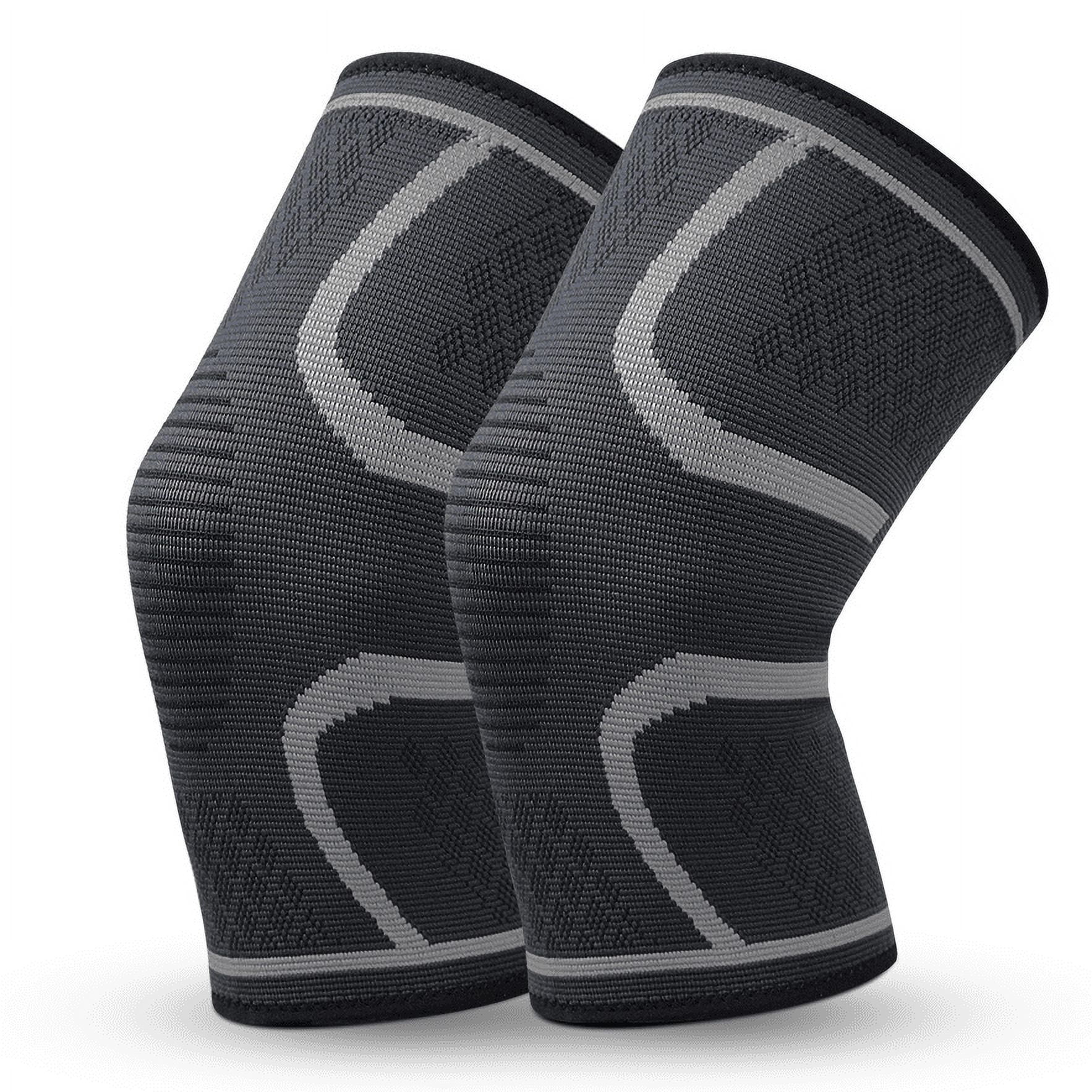1Pair Knee Braces for Knee Pain, Knee Compression Sleeve for Men and ...