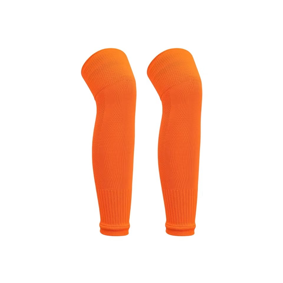 1Pair Knee Over Football Leg Guards Socks Breathable Comfort Calf Long ...