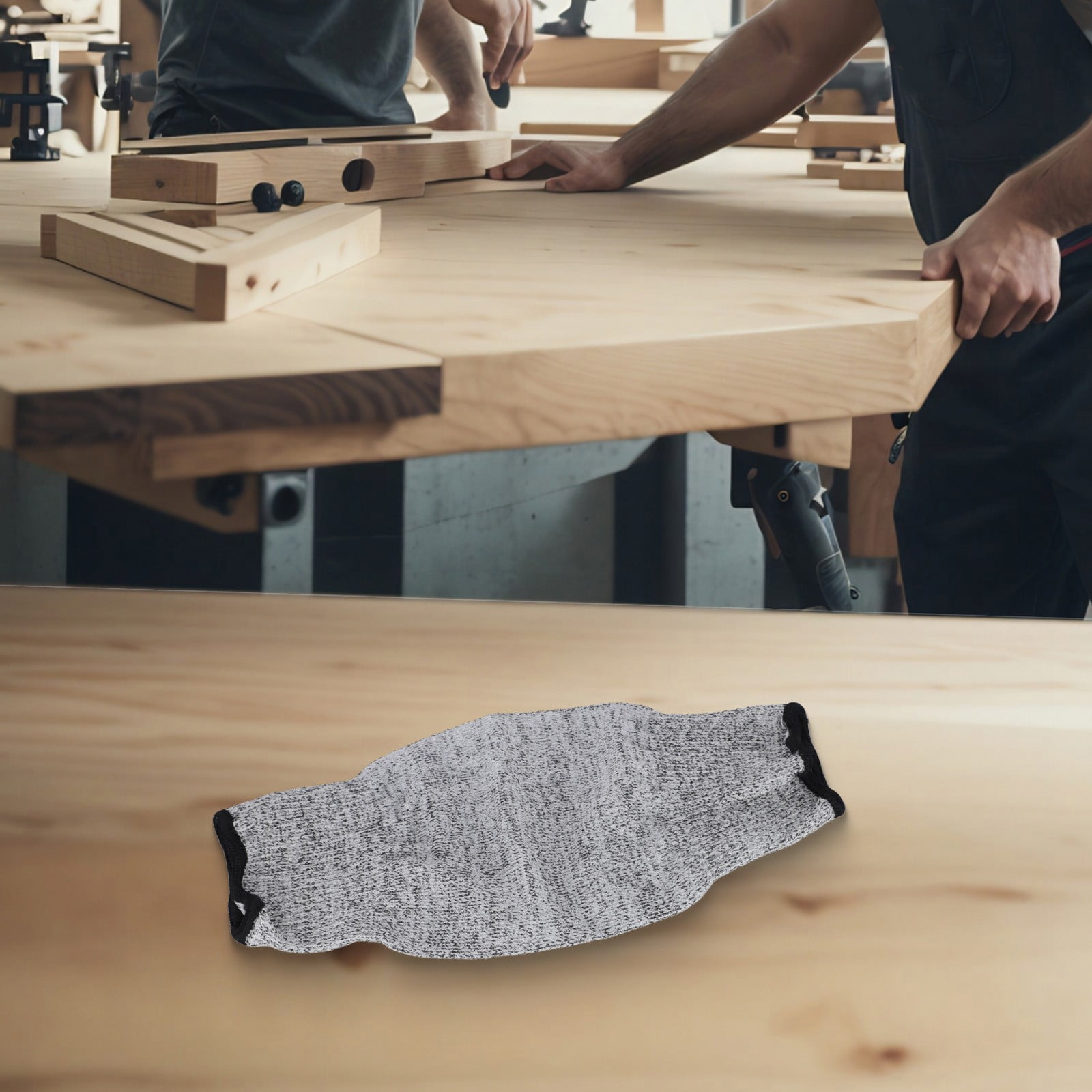 1Pair Level 5 Hppe Cut Resistant Arm Sleeves Anti-Puncture Work ...