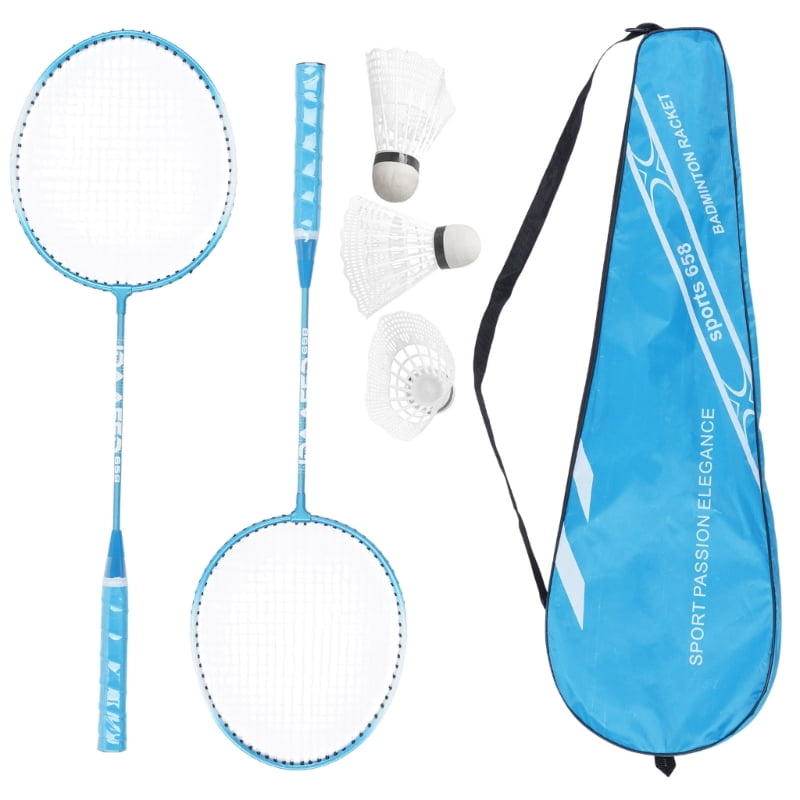 1Pair Light Weight Badminton Racket Shuttlecocks Racquet Professional ...